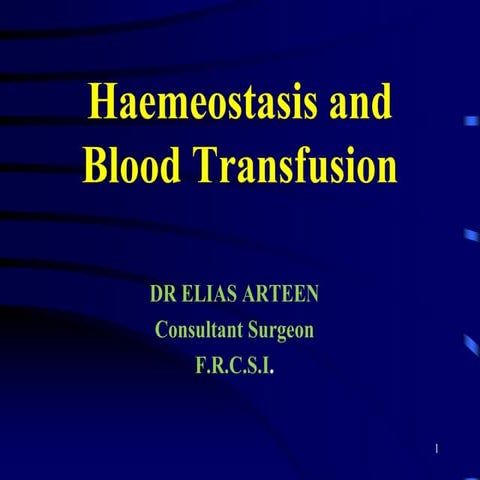 7 haemostasis | PPT