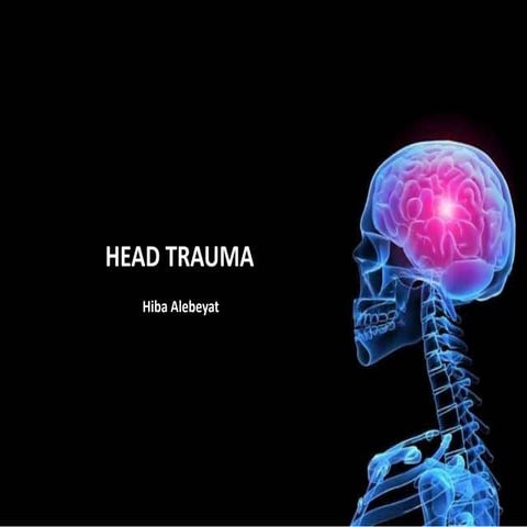 Management of head injury | PPTX