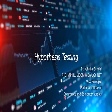 hypothesis testing | PPT