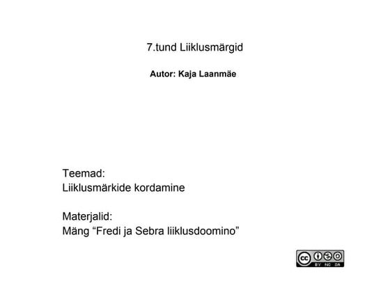 21.Soidu Alustamine 4 | PPT