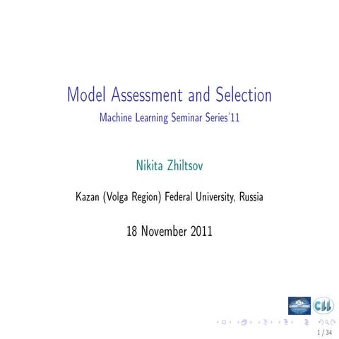7 - Model Assessment and Selection | PDF | Computing | Technology ...