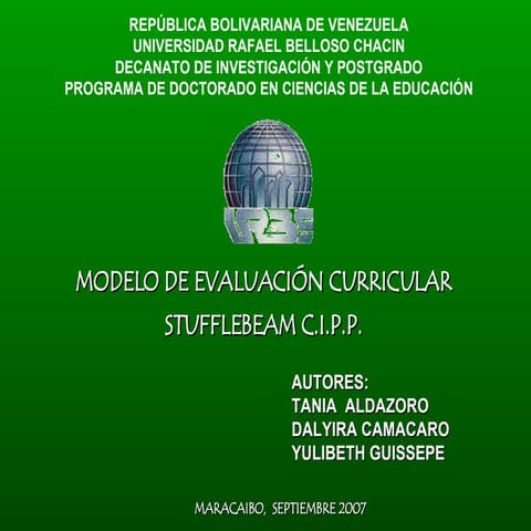 7 Modelo Stufflebeam | PPT
