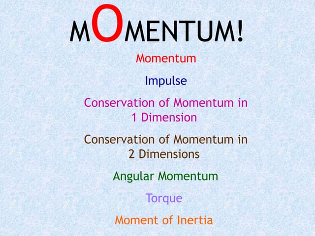 Impulse and momentum(physics) | PPT