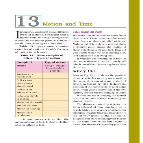 7 motion and time | PDF