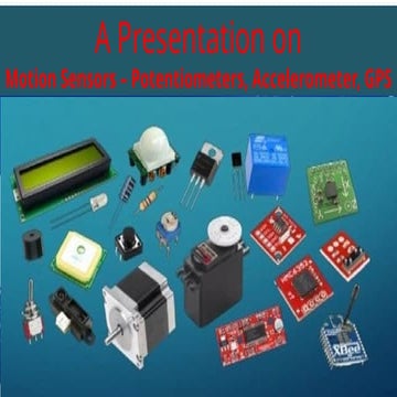 7-Motion Sensor-potentiometer.pptx iot iot | PPTX