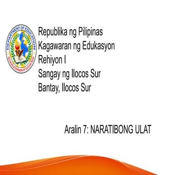 7-NARATIBONG-ULAT.pptx Filipino sa Piling Larang | PPTX
