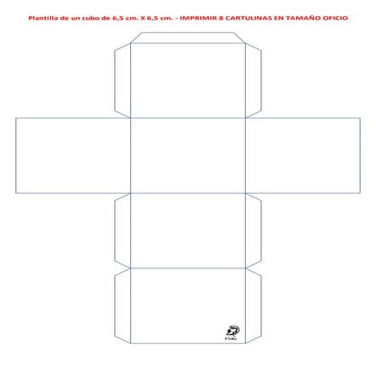 Plantilla De Cubo Imprimible Monta Y Recorta Tu Cubo De ODS