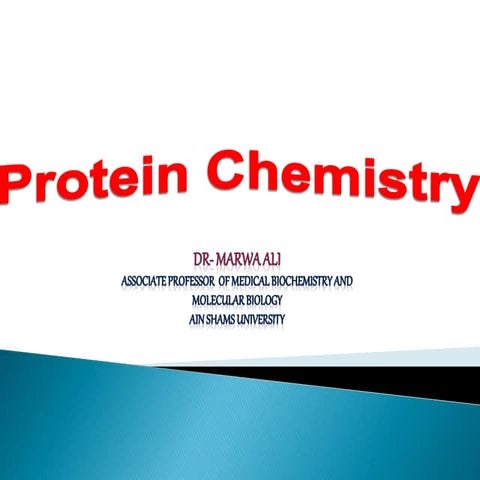 7-protein chemistry.pptx | Chemistry | Science