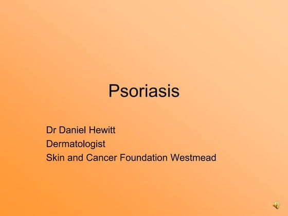 Psoriasis | PPT