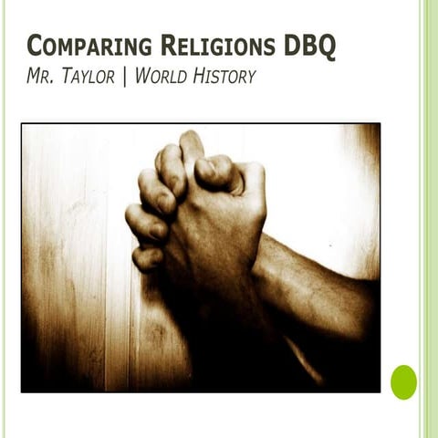 7-religion-dbq | PPTX | Christianity | Religion & Spirituality