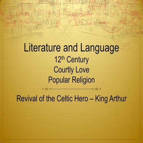Courtly love | PPTX