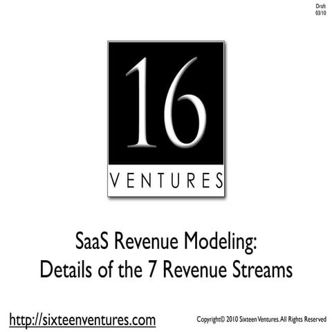 7 Saas Revenue Streams | PDF