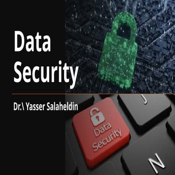 Threats, Safeguards and security objectives | PPTX