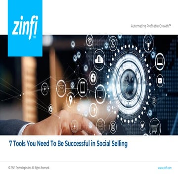 7 Tools You Need To Be Successful in Social Selling | PDF