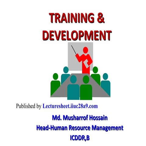 Chapter 7 training development presentation | PPT