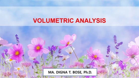 3. Volumetric (titrimetric ) analysis.pptx