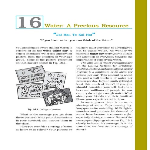 7 water - a precious resource | PDF