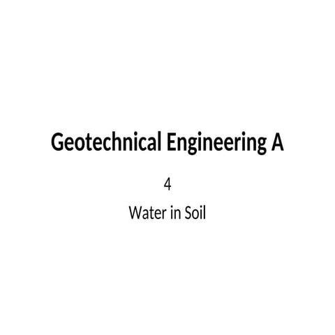 Geotechnical Engineering-I [Lec #24: Soil Permeability - II] | PPSX