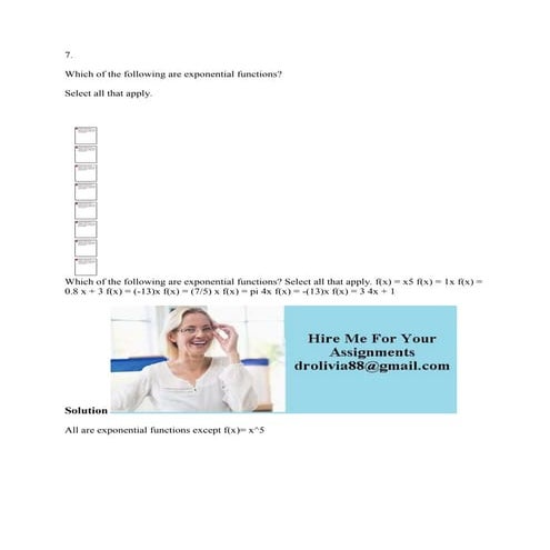 7- Which of the following are exponential functions- Select all that.docx