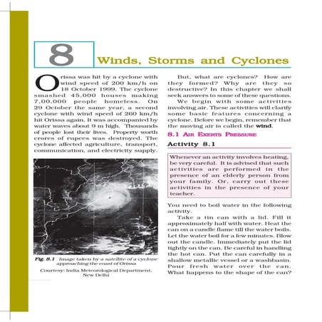 7 winds, storms and cyclones | PDF | Weather | Science