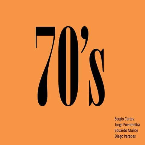 70's | PPTX