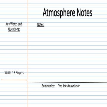 ESS Atmosphere Notes | PPTX