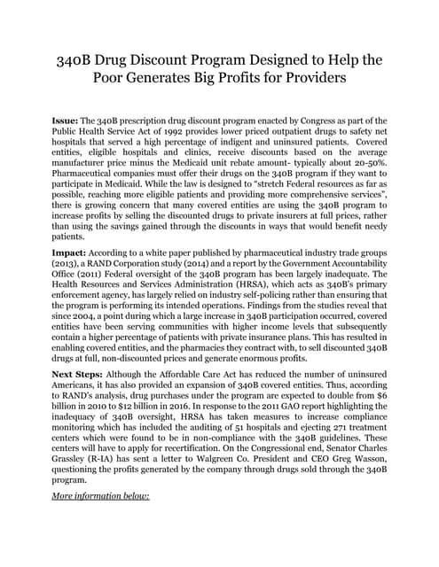 Guidi Sherer Everything You Wanted to Know About 340B Oncology Issues ...