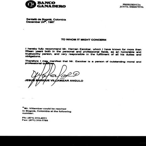 American Express Reference Letter#1 | PDF