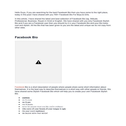 700+ Facebook Bio For Boys & Girls 2022.pdf