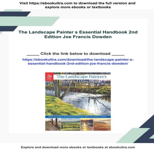 The Landscape Painter s Essential Handbook 2nd Edition Joe Francis ...