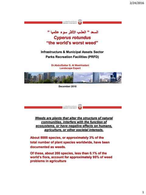 Cuscuta & its management | PPTX