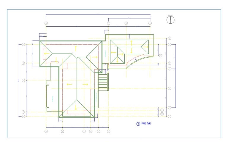 Architecture Roof Plan