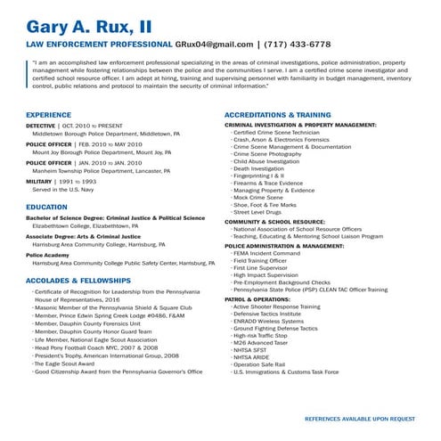 Rux_Gary_A_RESUME_2017 | PDF