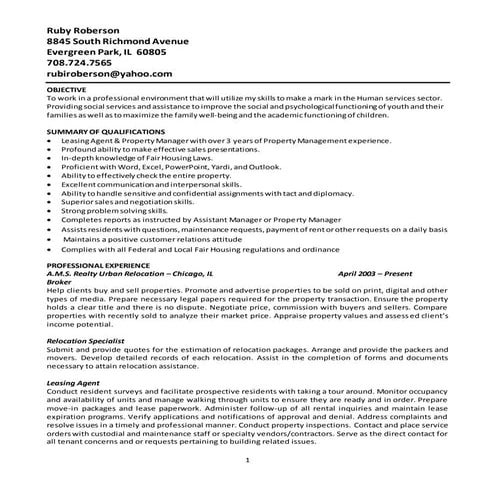 MARIA GARZA'S RESUME | PDF