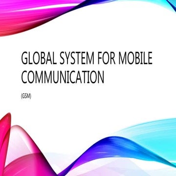 Global system for mobile communication.pptx PRESENTATION | PPTX ...