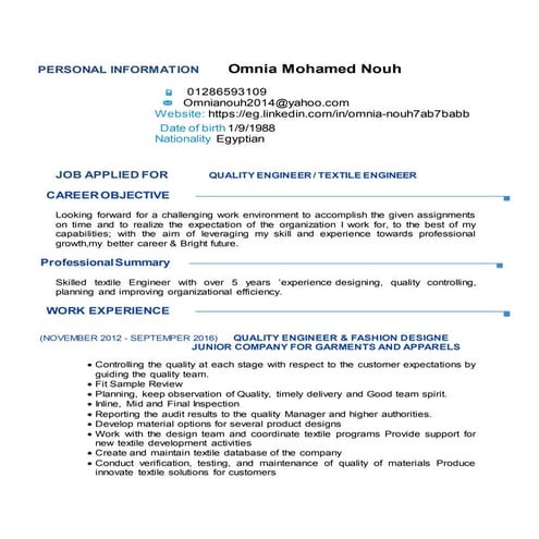 CV Qasim Ali | DOC