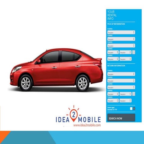 ระบบบริหารจัดการรถยนต์ให้เช่า Car rental Systems | PPTX