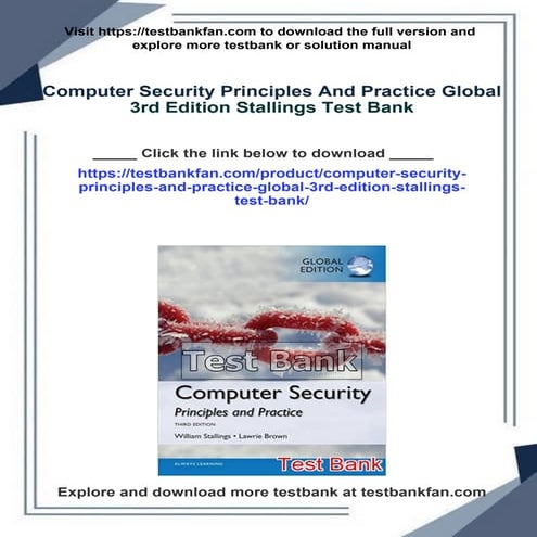 Download the entire Computer Security Principles And Practice Global ...