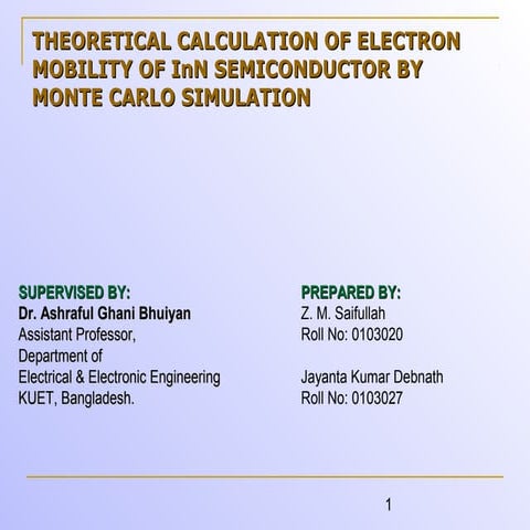Undergraduate_Thesis_Presentation | PPT | Physics | Science