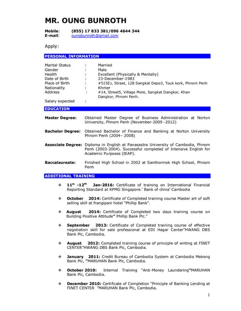 Masego Lekoko Resume | PDF