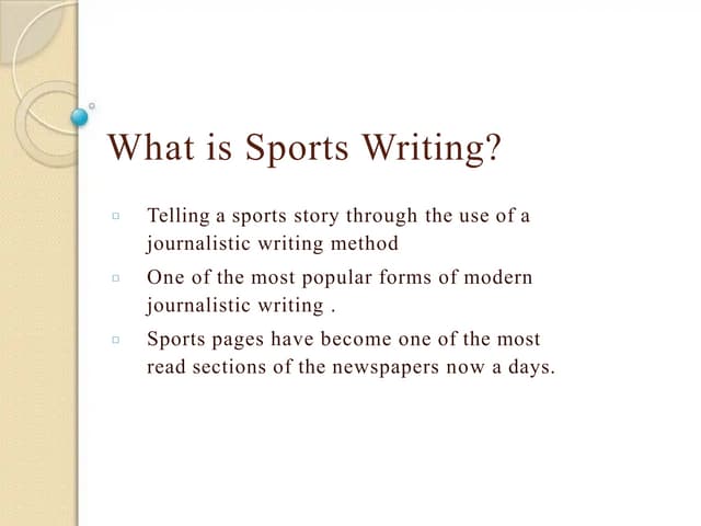 SPORTS WRITING.pptx