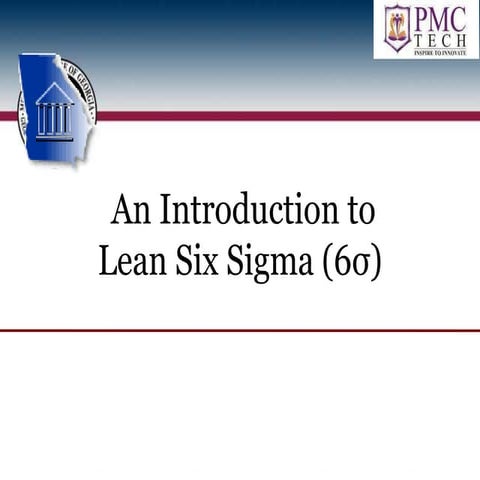 Lean 6 sigma | PPTX