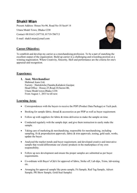 Sample CV | PDF