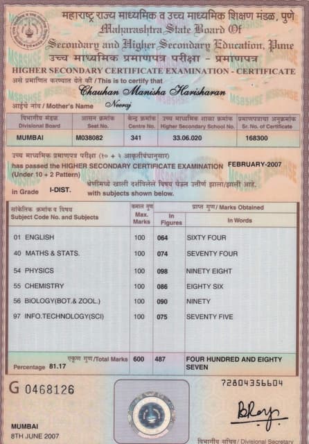 10th class certificate | PDF