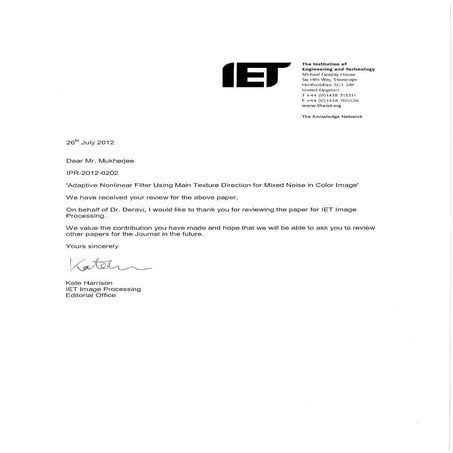 IEt Certificate | PDF
