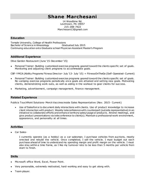 Chris Gray Resume | PDF