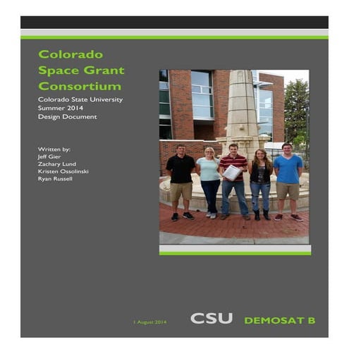 Final report demosat... | PDF