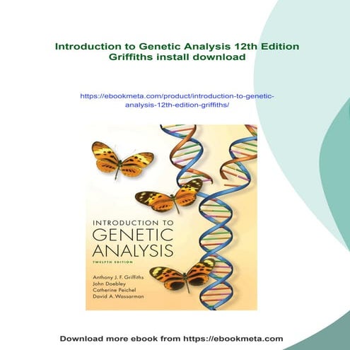 Introduction to Genetic Analysis 12th Edition Griffiths | PDF