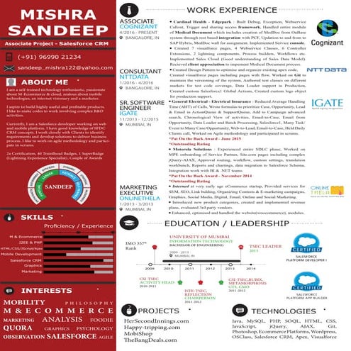 Sandeep Mishra - 3yrs - SFDC | PDF