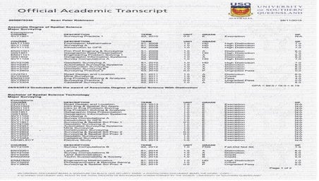 UNISA Certificate | PDF